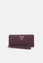 Guess LAUREL LARGE ZIP AROUND - Wallet - plum/purple - Zalando.co.uk