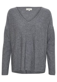 Part Two ILIANEPW - Neule - medium grey melange/vaaleanharmaa - Zalando.fi