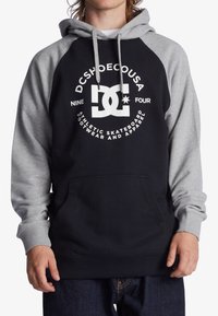 DC Shoes STAR PILOT - Sweat à capuche - black grey heather/noir ...