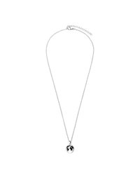 Lucardi SYMBOL GLOBE - Necklace - silver-coloured - Zalando