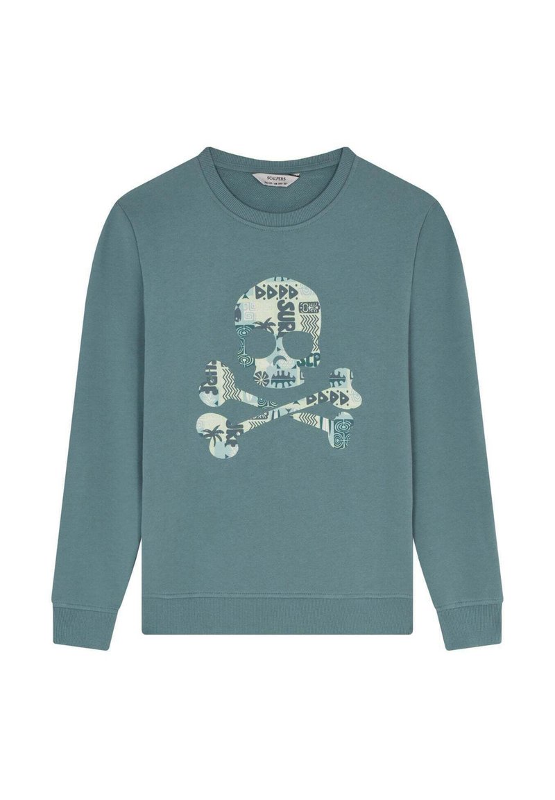 Scalpers SURF SKULL - Sweater - duck/blauw gemêleerd - Zalando.be