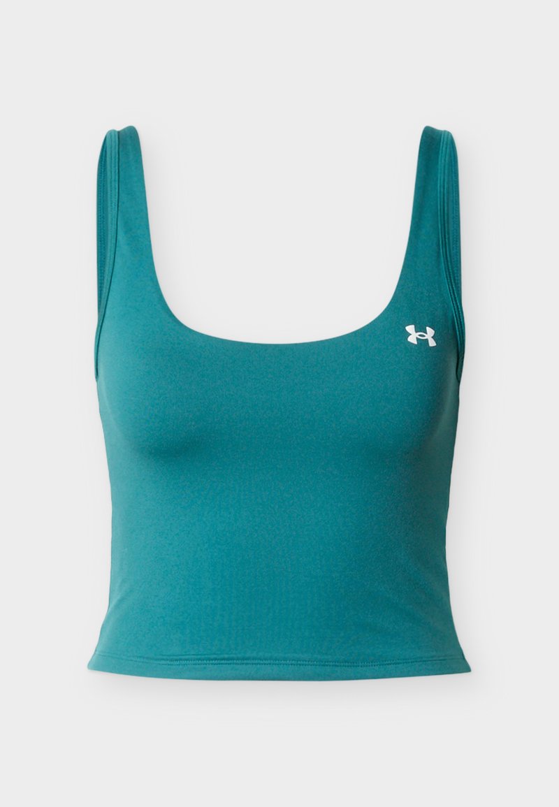 Under Armour MOTION - Top - rack green/white/dark green - Zalando.co.uk