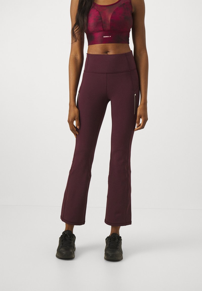 Athleta RAINIER BOOTCUT PANT - Leggings - spiced cabernet/purple ...