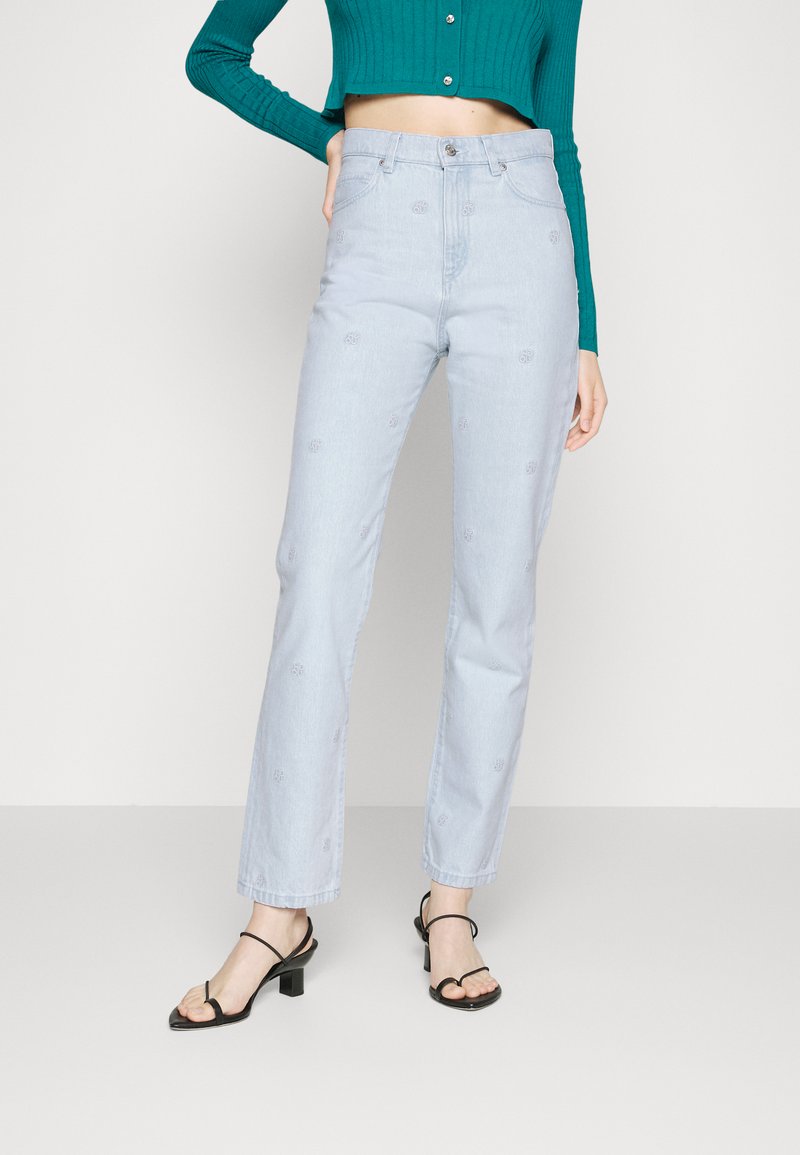 HUGO GAYANG LONG - Relaxed fit jeans - turquoise/aqua/turquoise ...