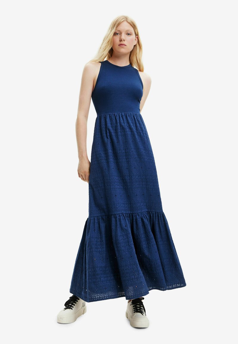 Desigual PINK PANTHERLEEVELESS - Vestido largo - blue/azul - Zalando.es