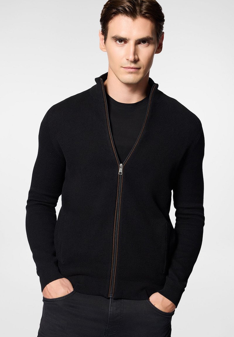 PRÓCHNIK Kardigan/czarny - Zalando.pl