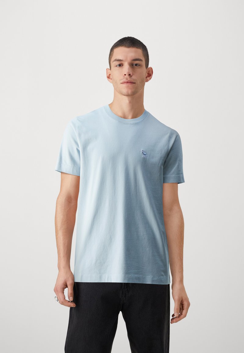 Abercrombie & Fitch ELEVATED ICON TEES - T-Shirt basic - celestial blue/hellblau - Zalando