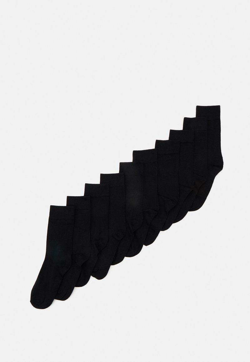 Only & Sons ONSFINCH BASIC 10 PACK - Strumpor - black/svart - Zalando.se