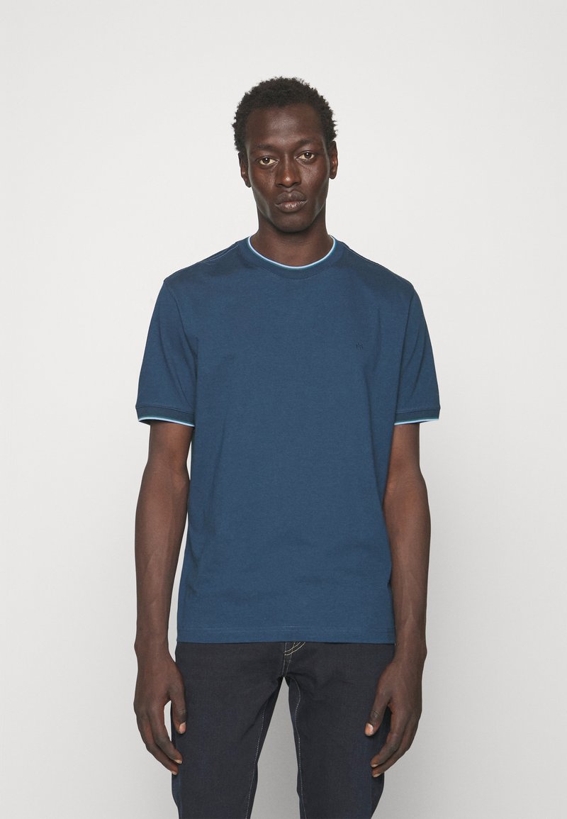 PS Paul Smith REG FIT ZEBRA - Basic T-shirt - inky blue/dark blue ...