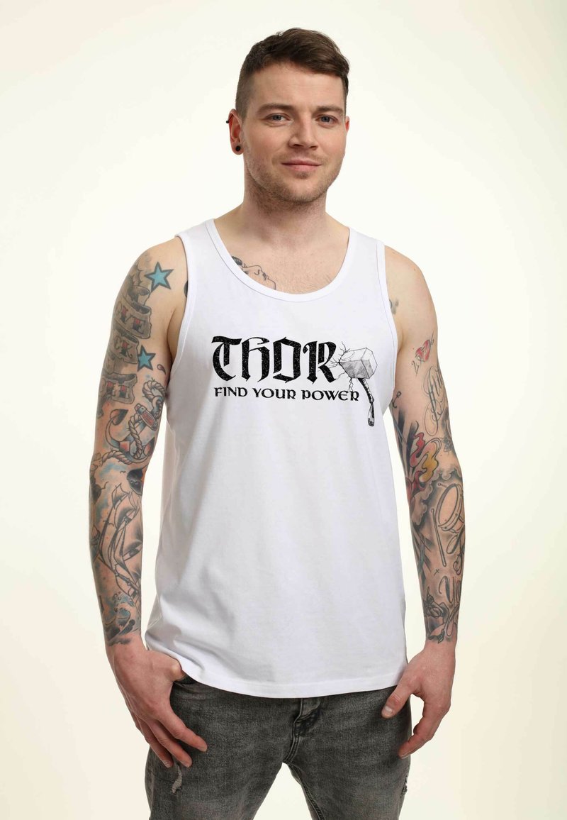 Marvel AVENGERS CLASSIC POWER OF THOR - Top - white - Zalando.de