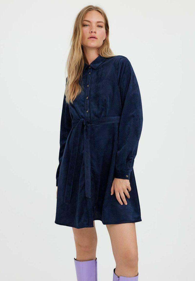 Vero Moda Blousejurk - navy blazer/donkerblauw - Zalando.nl