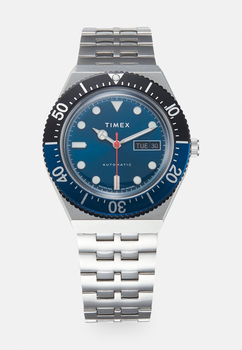 Timex AUTOMATIC - Montre - silver-coloured/blue/argenté - ZALANDO.FR