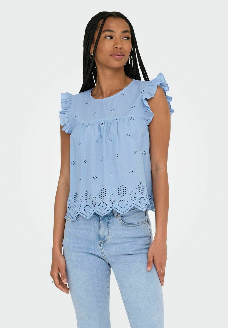 ONLY Blouse - bel air blue/blue - Zalando