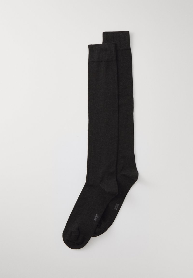 BOSS 2 PACK - Knee high socks - charcoal/anthracite - Zalando.ie