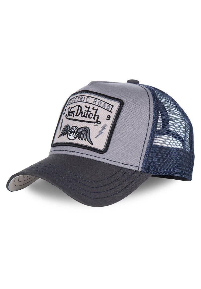 Von Dutch SQUARE MOTIV TRUCKER - Cap - grey/blue/mehrfarbig - Zalando.de