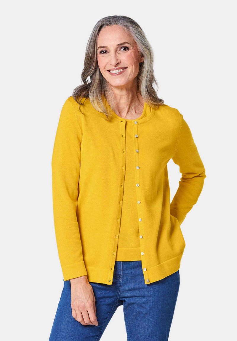 GOLDNER Strickjacke - honey/gelb - Zalando.de