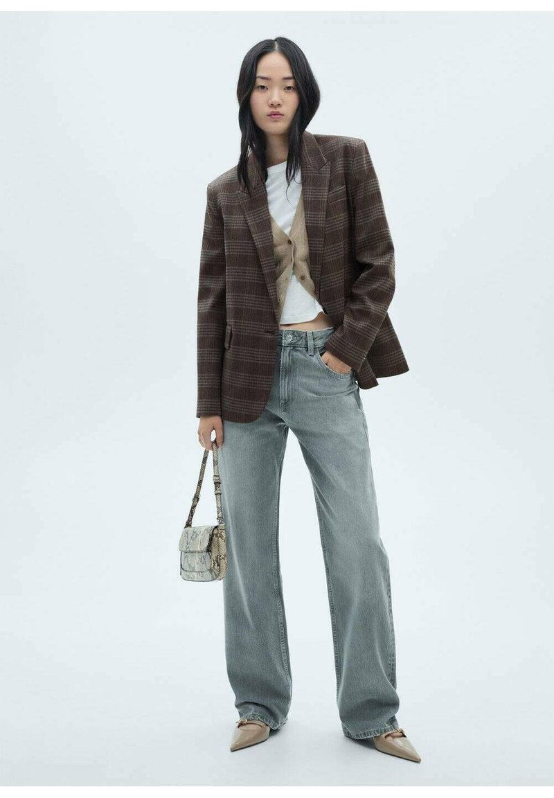 Mango Żakiet/brązowy - Zalando.pl