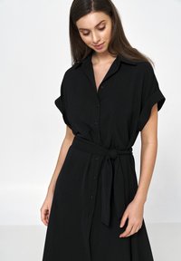 Nife MIDI - Robe chemise - czarny/noir - ZALANDO.FR