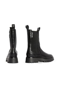AllSaints AMBER SNAKE - Botines con plataforma - black/negro - Zalando.es