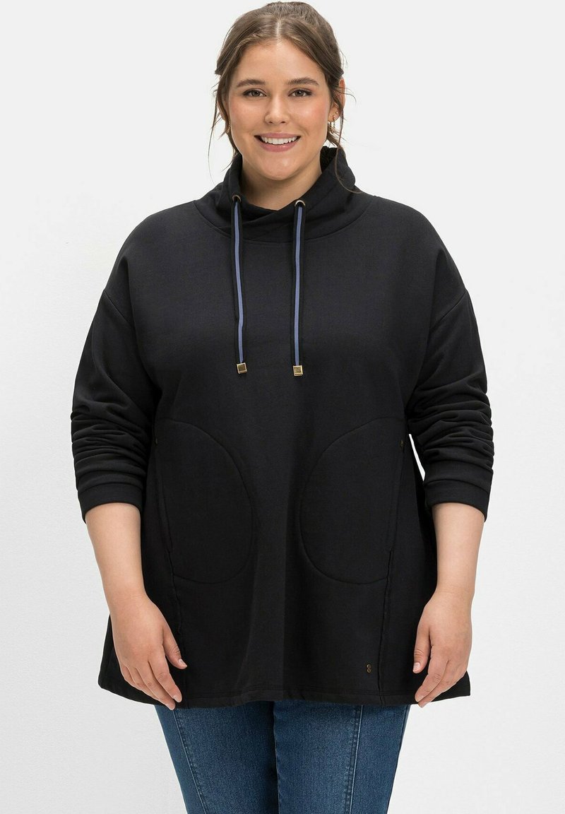 Sheego Bluza - schwarz/czarny - Zalando.pl