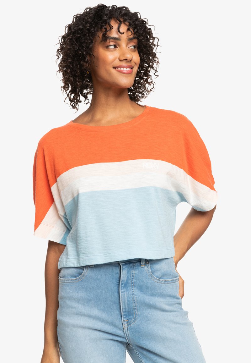 Roxy WHEN I LOVE YOU - Print T-shirt - blue - Zalando.co.uk