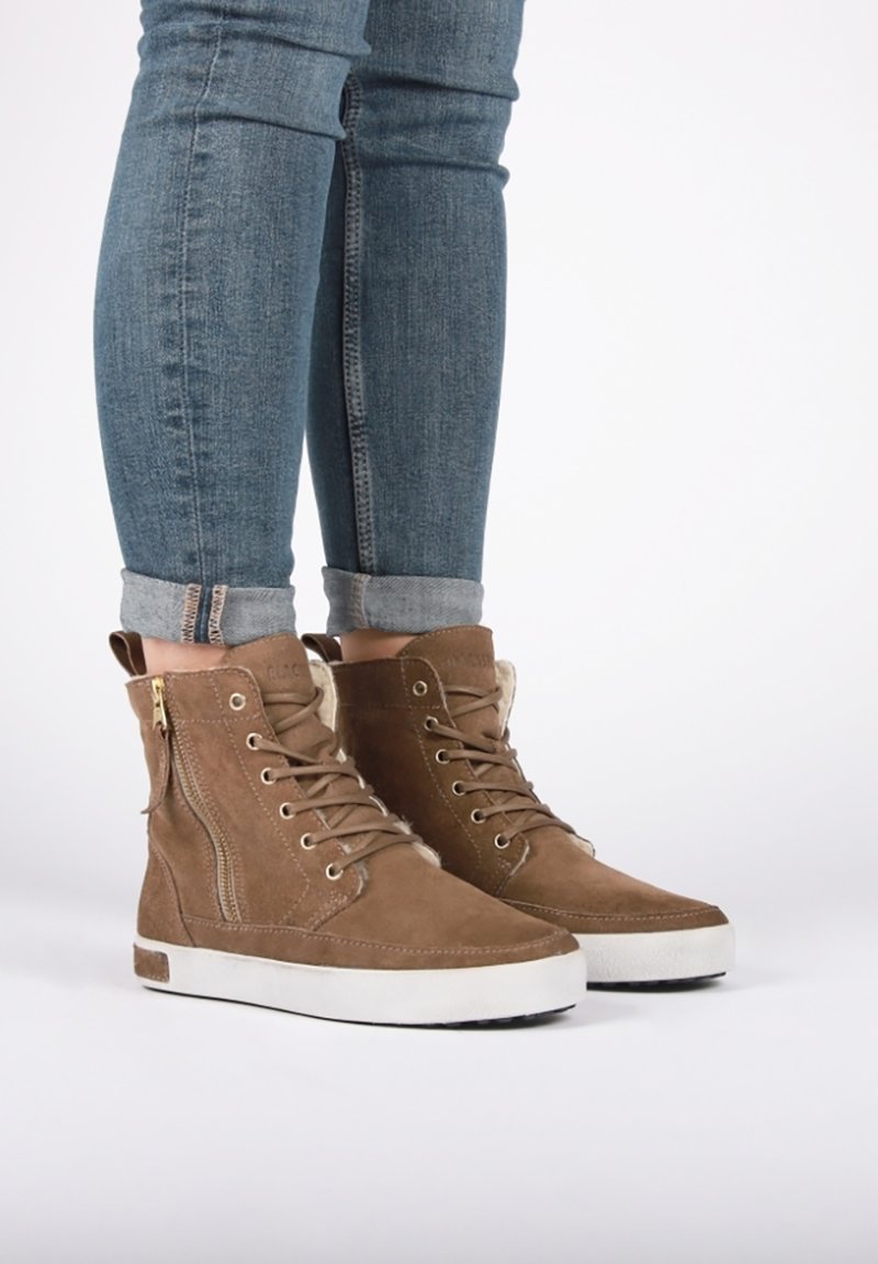 Blackstone Lace-up ankle boots - grey - Zalando.de