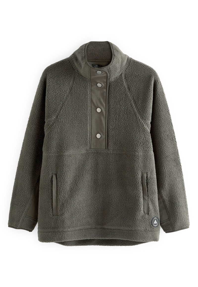 Next POPPER - Fleecepullover - khaki green/grün - Zalando.de