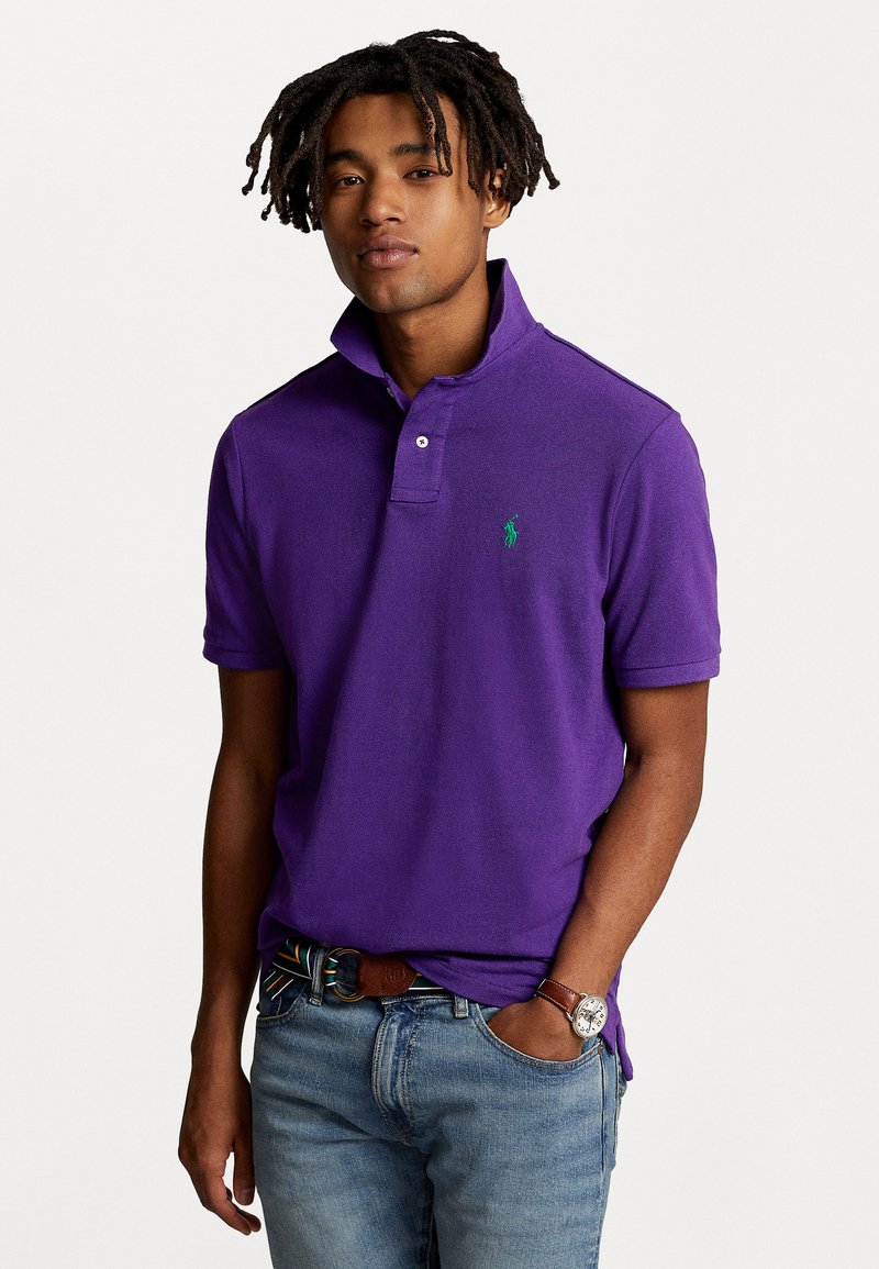 Polo Ralph Lauren THE ICONIC MESH POLO SHIRT - Polo - chalet purple ...
