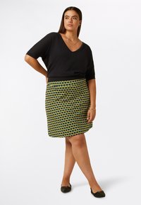 King Louie BORDER DRIFT - A-line skirt - ponderosa green/green - Zalando