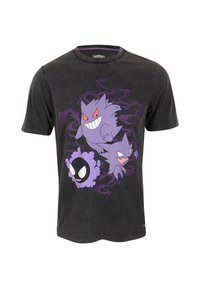 Pokemon POKÉMON GHOSTS - Triko s potiskem - acid washed black ...