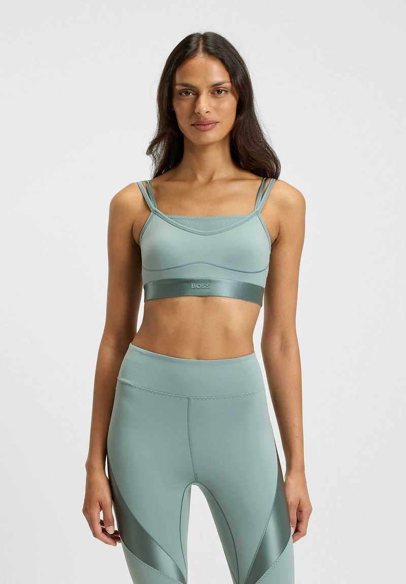 BOSS EDELE - Light support sports bra - blue fourteen/blue - Zalando