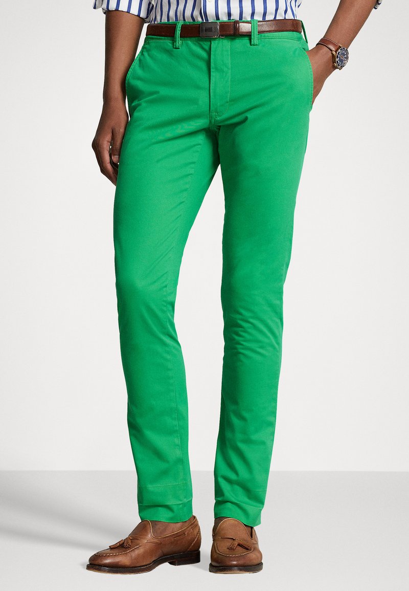 Polo Ralph Lauren STRETCH SLIM FIT TWILL PANT - Chino - preppy green ...