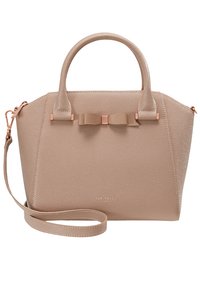 Ted Baker JANNE BOW DETAIL ZIP TOTE - Sac à main - taupe/rose - ZALANDO.FR
