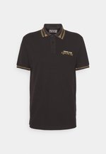 Versace Jeans Couture LOGO CHAIN - Polo - black/gold/noir - ZALANDO.CH