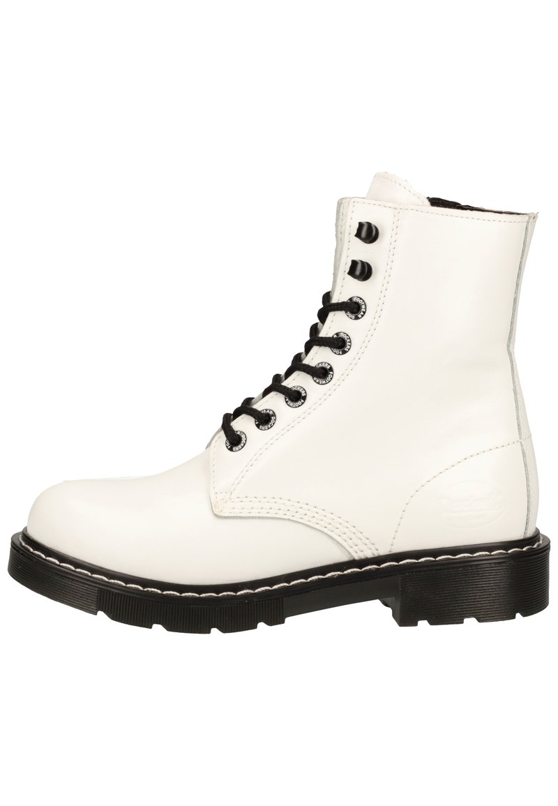 Dockers by Gerli Kotníkové boty na platformě - weiss/schwarz/bílá ...