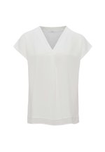 Opus KURZARM FELISO - Blouse - milk/white - Zalando