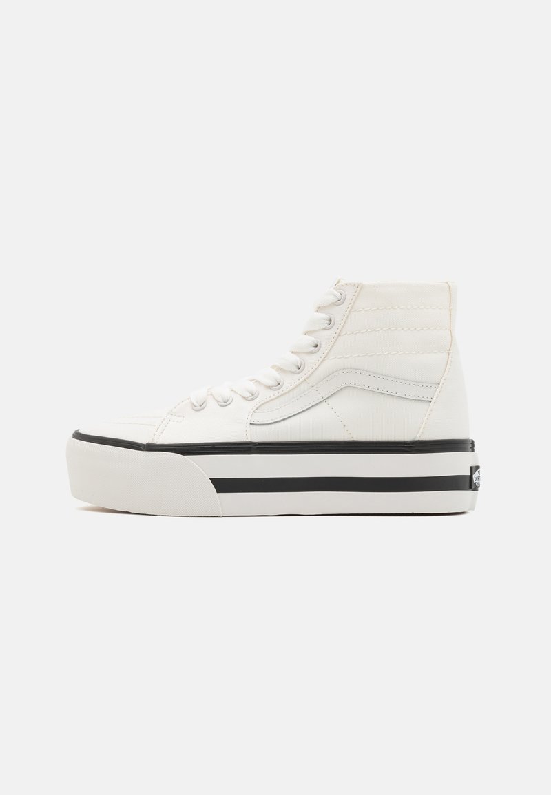 Vans SK8-HI TAPERED STACKFORM - Sneakers hoog - smarten up white/black ...