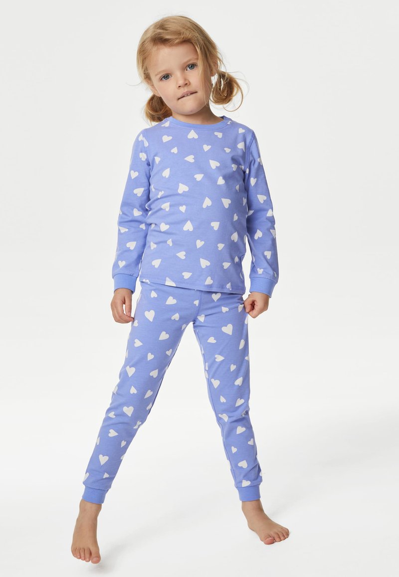 Marks & Spencer HEART PRINT - Pyjamas - purple/syrenlila - Zalando.se