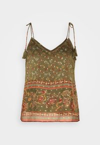 Vero Moda VMLUCY STRING SINGLET BOHO - Top - kalamata/oliva - Zalando.it