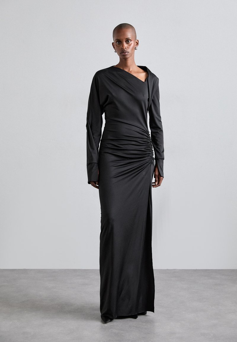 Victoria Beckham LONG SLEEVE SLASH NECK - Occasion wear - black ...
