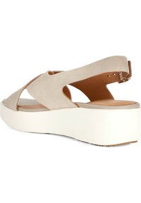 Geox D LAUDARA - Sandalias con plataforma - sand/tierra - Zalando.es