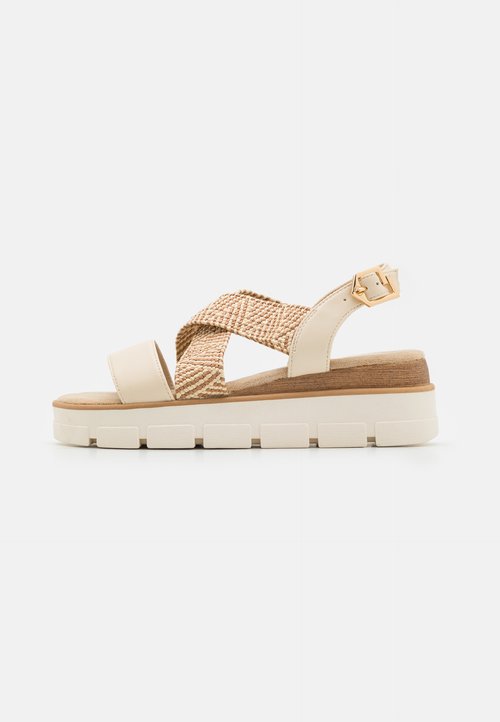 Inuovo Plateausandalette - coconut ccn/hellbraun - Zalando.ch