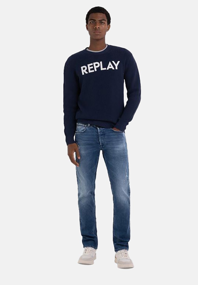 Replay Sweater Grey Dressinn