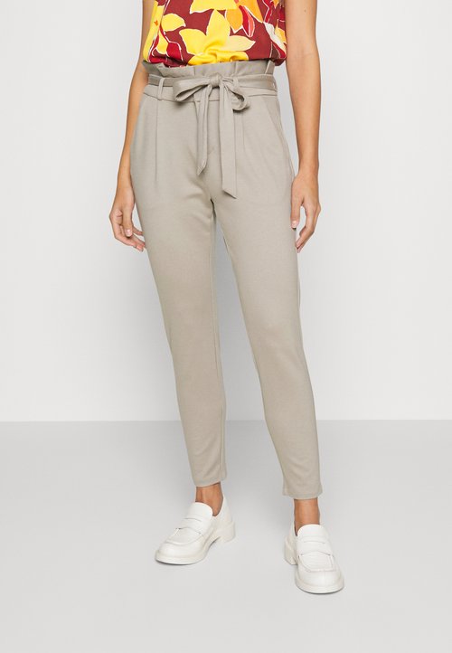 Vero Moda HR PAPERBAG GA NOOS - Bukse - medium grey/grå-melert - Zalando.no