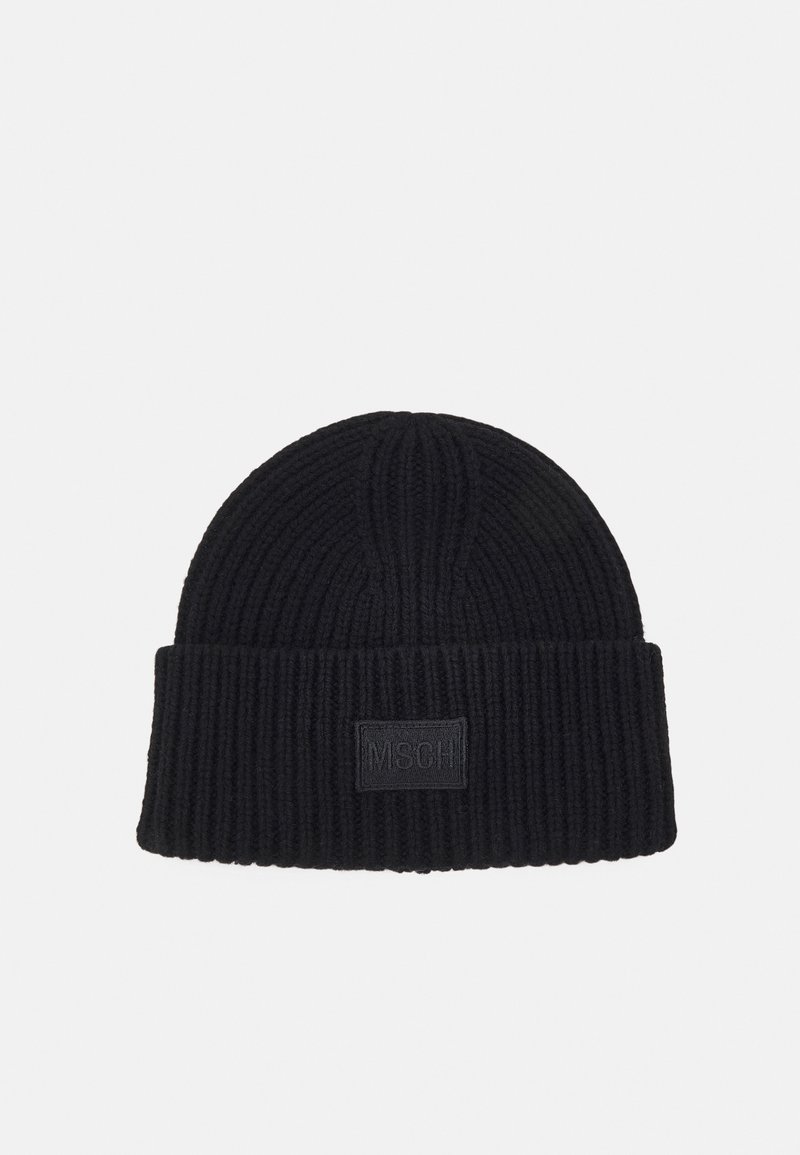 MSCH Copenhagen KARA BADGE LOW BEANIE - Mütze - black/schwarz - Zalando.ch