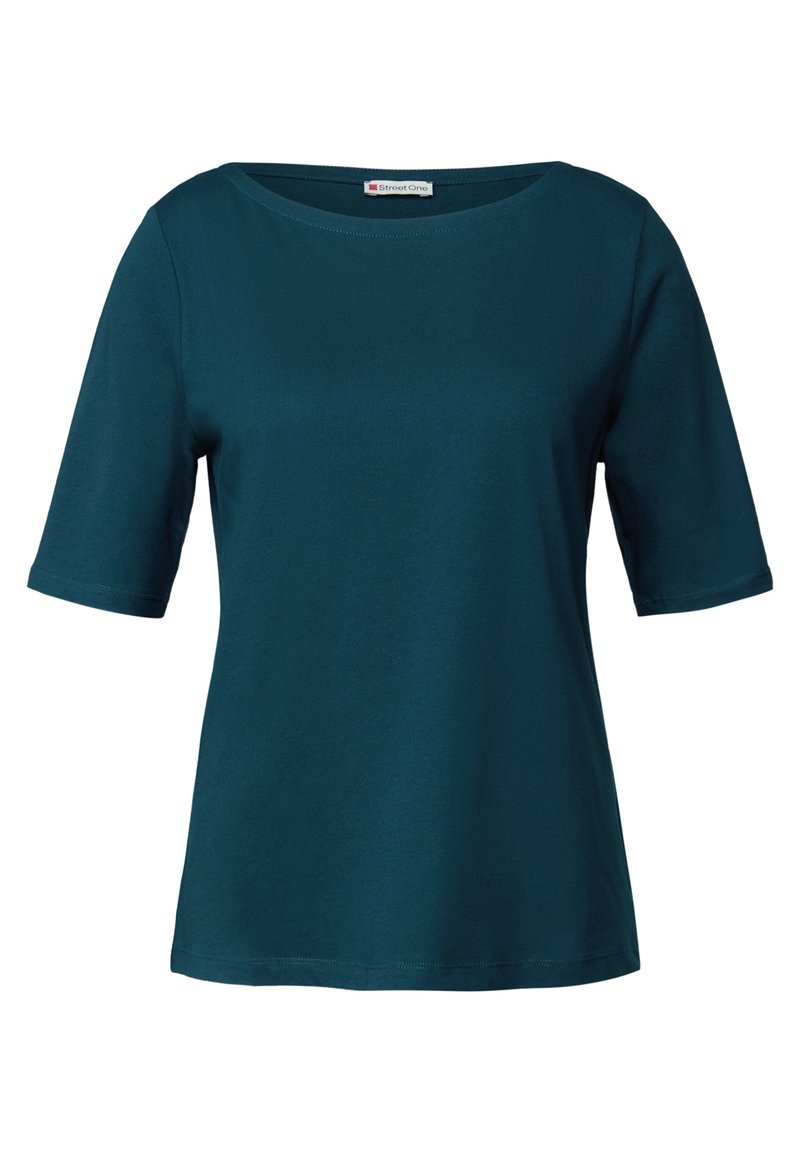 Street One T-Shirt basic - türkis/blau - Zalando