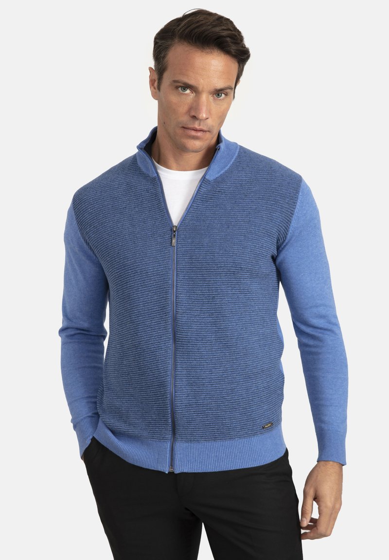 Jacey Quinn OVERLAY - Cardigan - dark blue melange/dark blue - Zalando