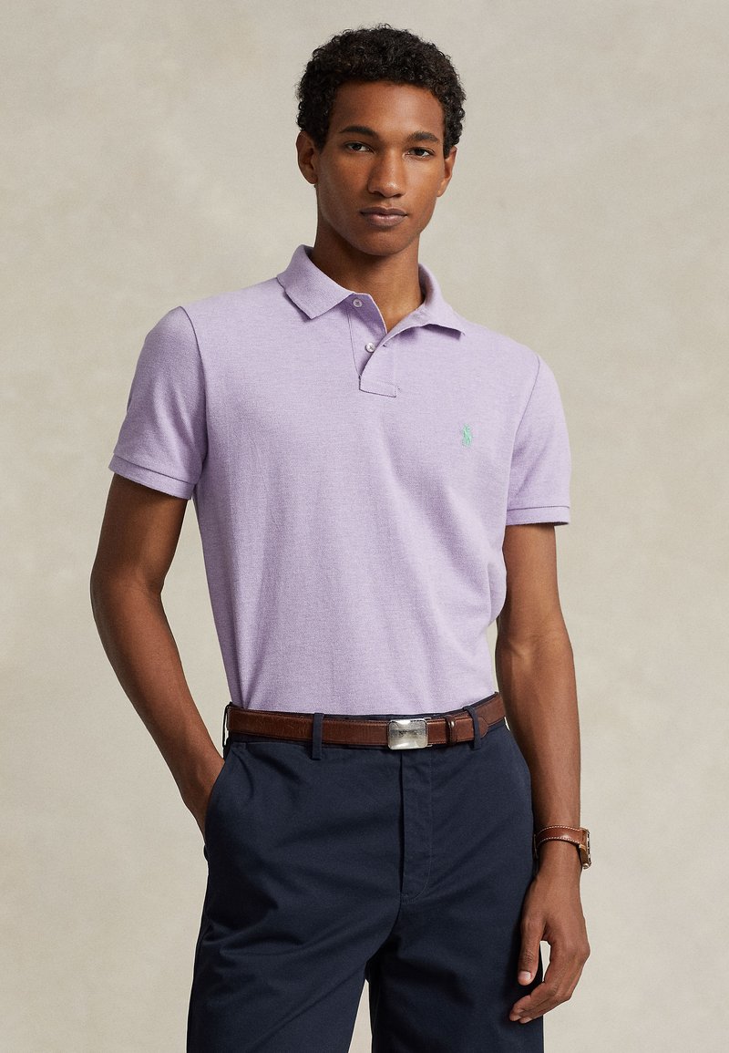Polo Ralph Lauren SLIM FIT MESH POLO SHIRT - Polo shirt - pastel purple ...