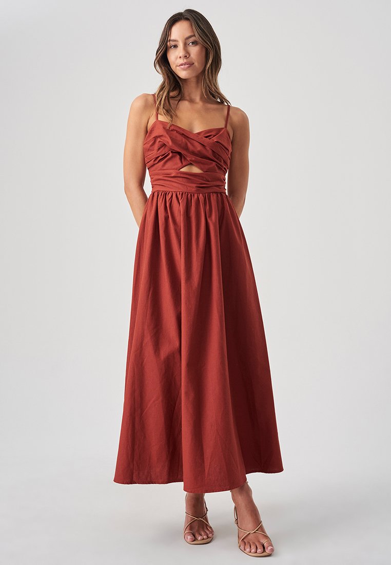 THE FATED TAYLOR TWIST - Day dress - rust/orange - Zalando.ie