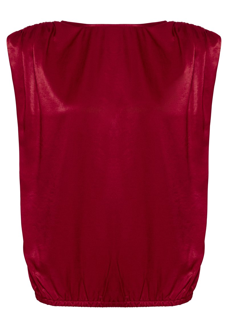 My Essential Wardrobe WRAP - Camicetta - burgundy red/rosso - Zalando.it